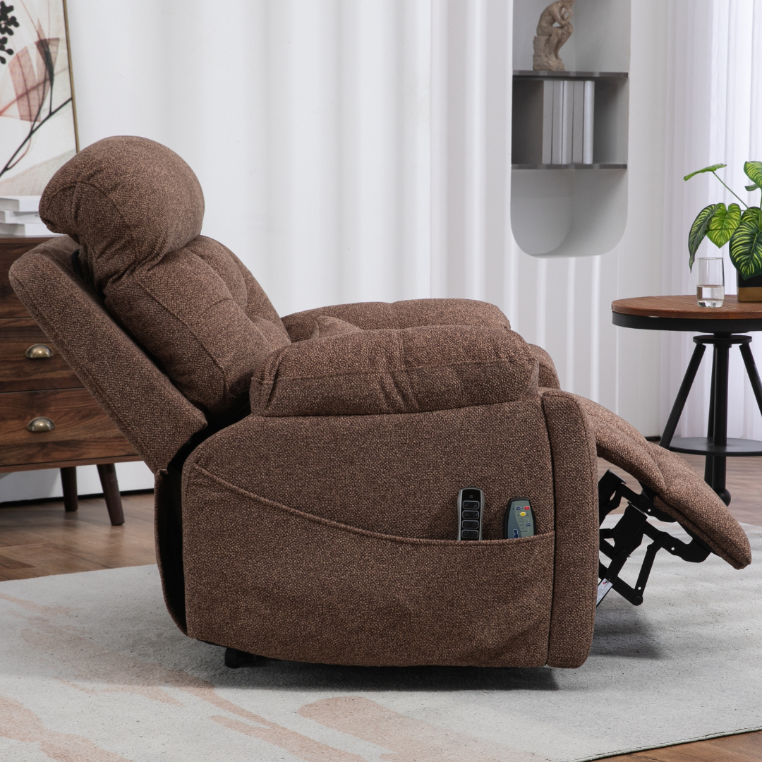 LuxQuad Lay Flat Oversized Lift Chair, The First 4 Motors Lift Chair ...
