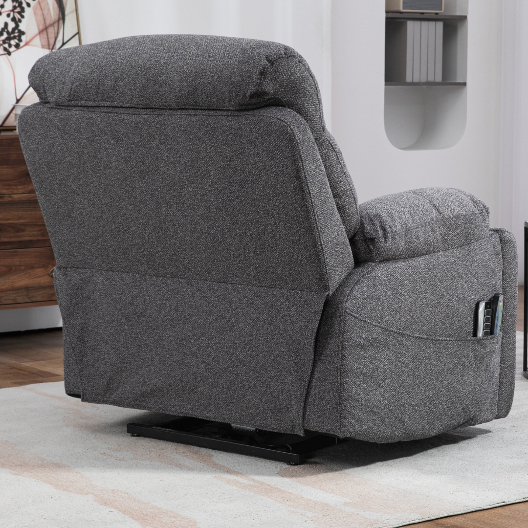 LuxQuad Lay Flat Lift Chair, The First 4 Motors Oversized Lift Chair ...