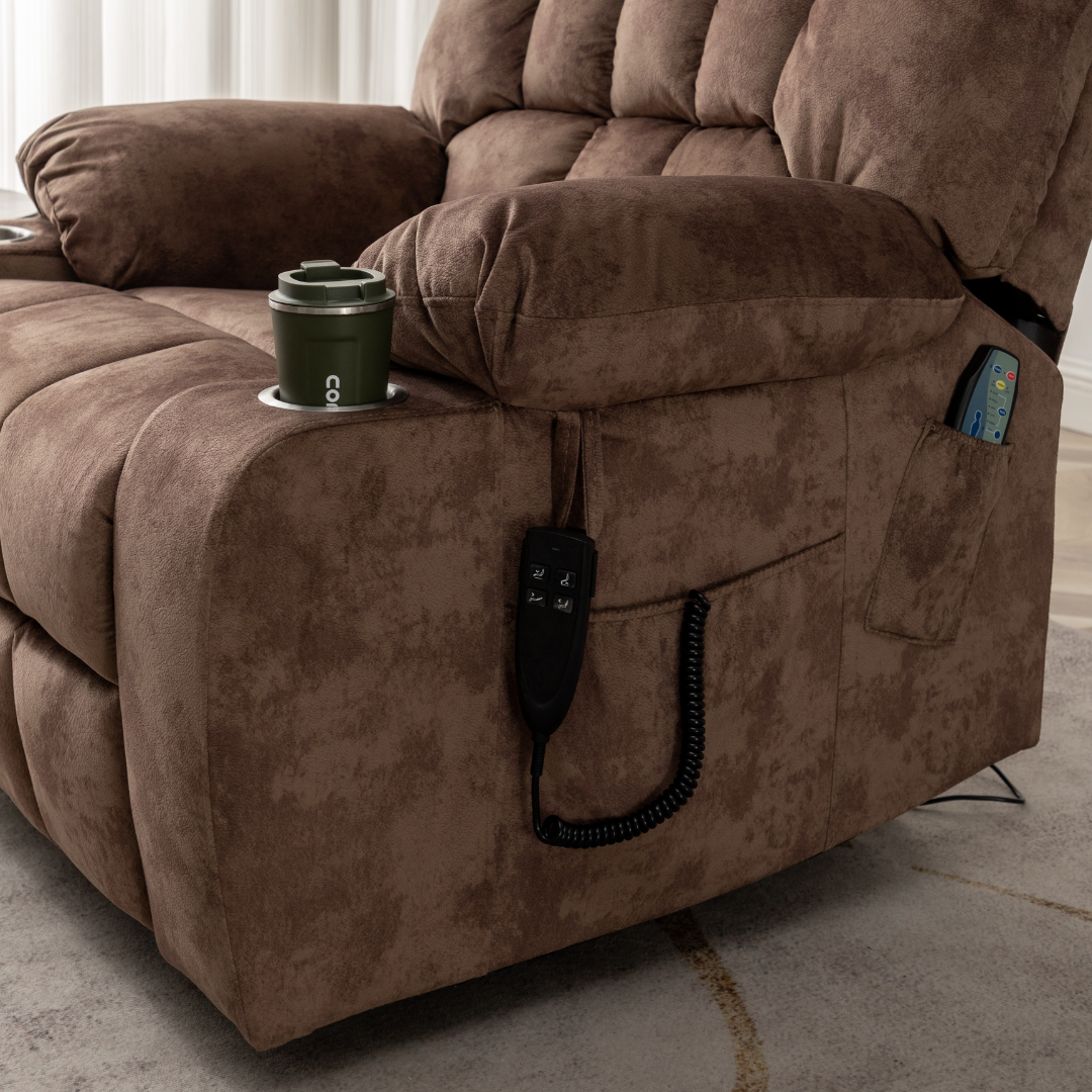 Bulkyriser Lay Flat Lift Chair – Dual Motor, Heat & Massage | Edward ...