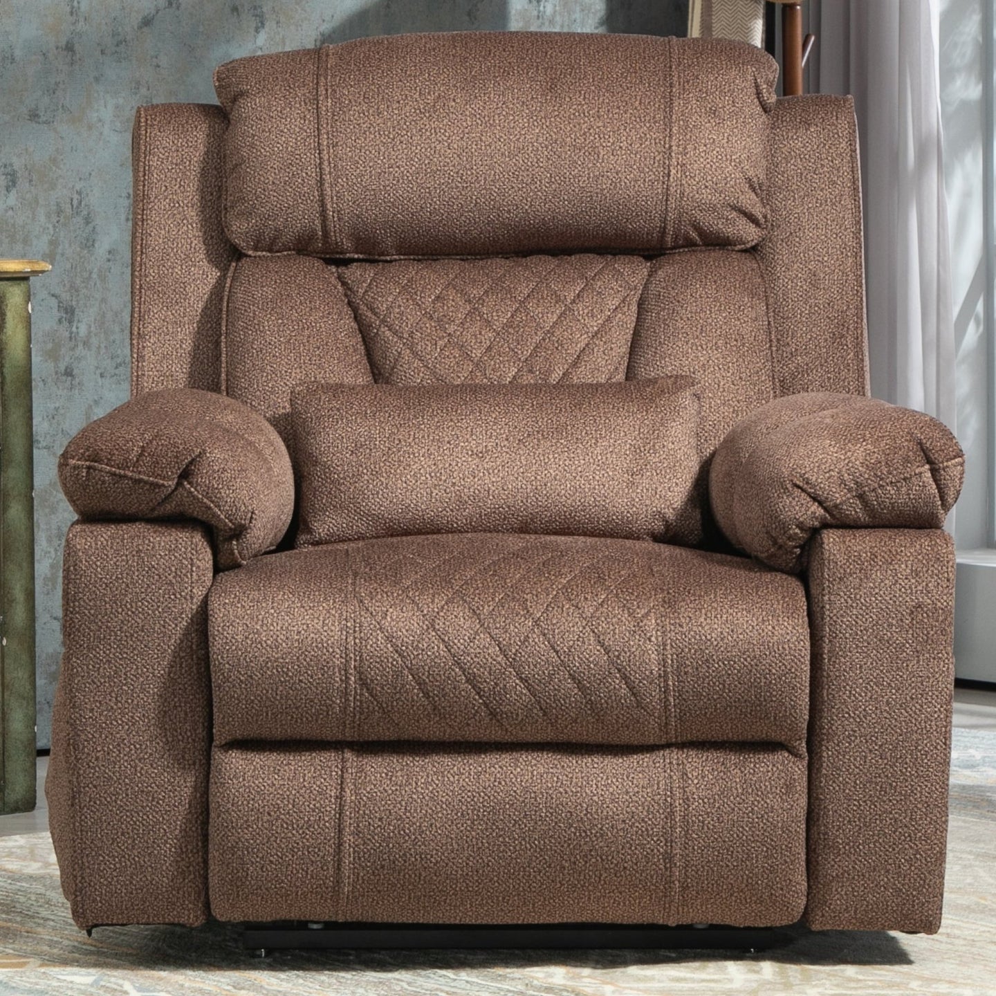 StashEase Lift Chair Lay Flat Recliner, 28 Inch Wide Seat Oversized (F ...
