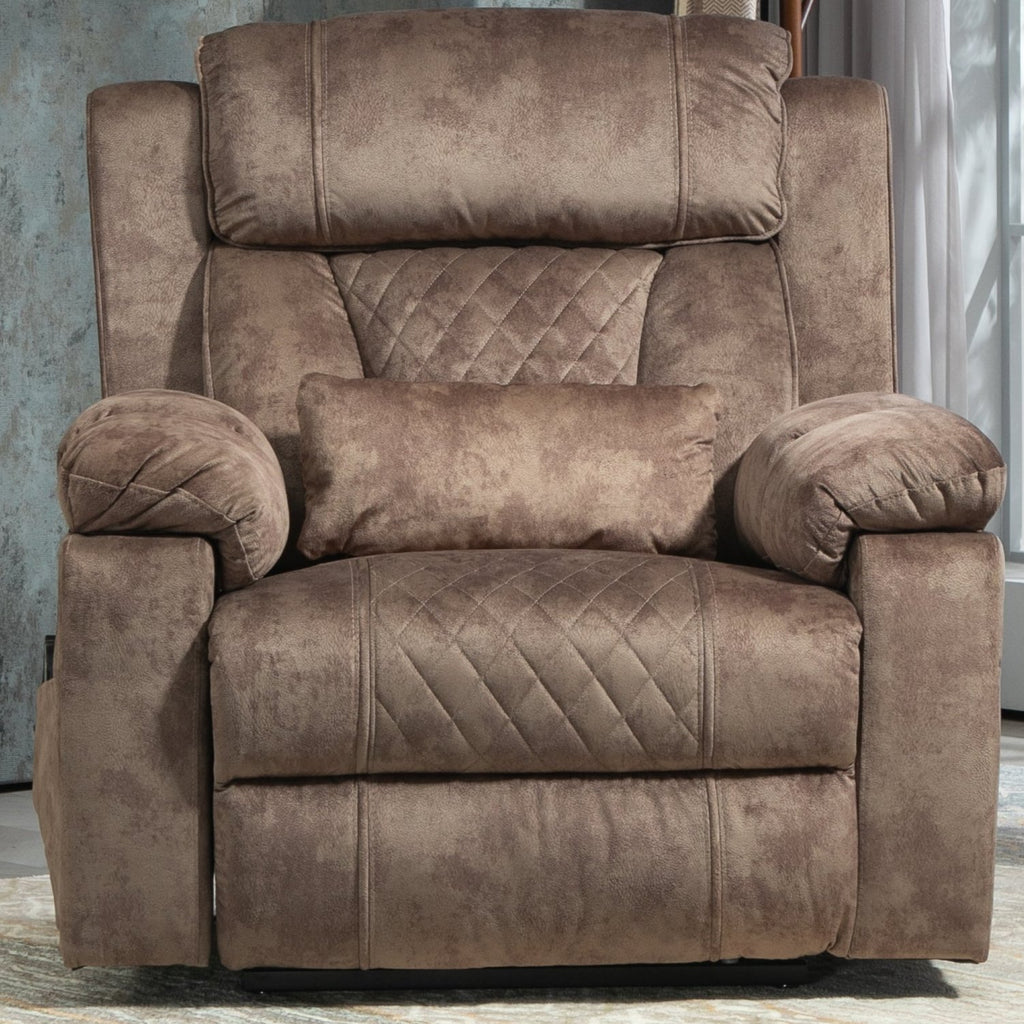 StashEase Lift Chair Lay Flat Recliner, 28 Inch Wide Seat Oversized (F ...