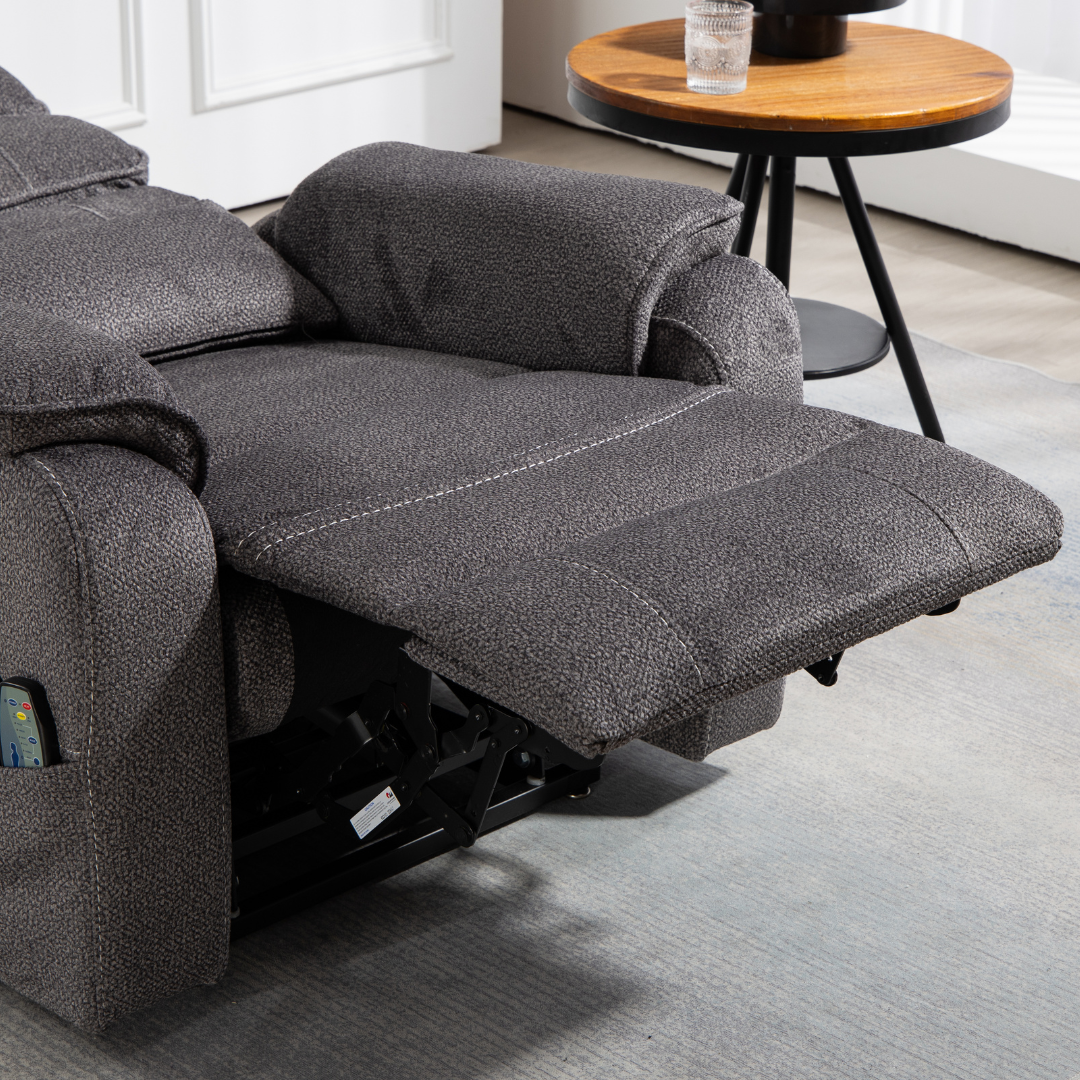 Knight Lay Flat Lift Chair, Extra Wide, Wireless Charging Side Table ...